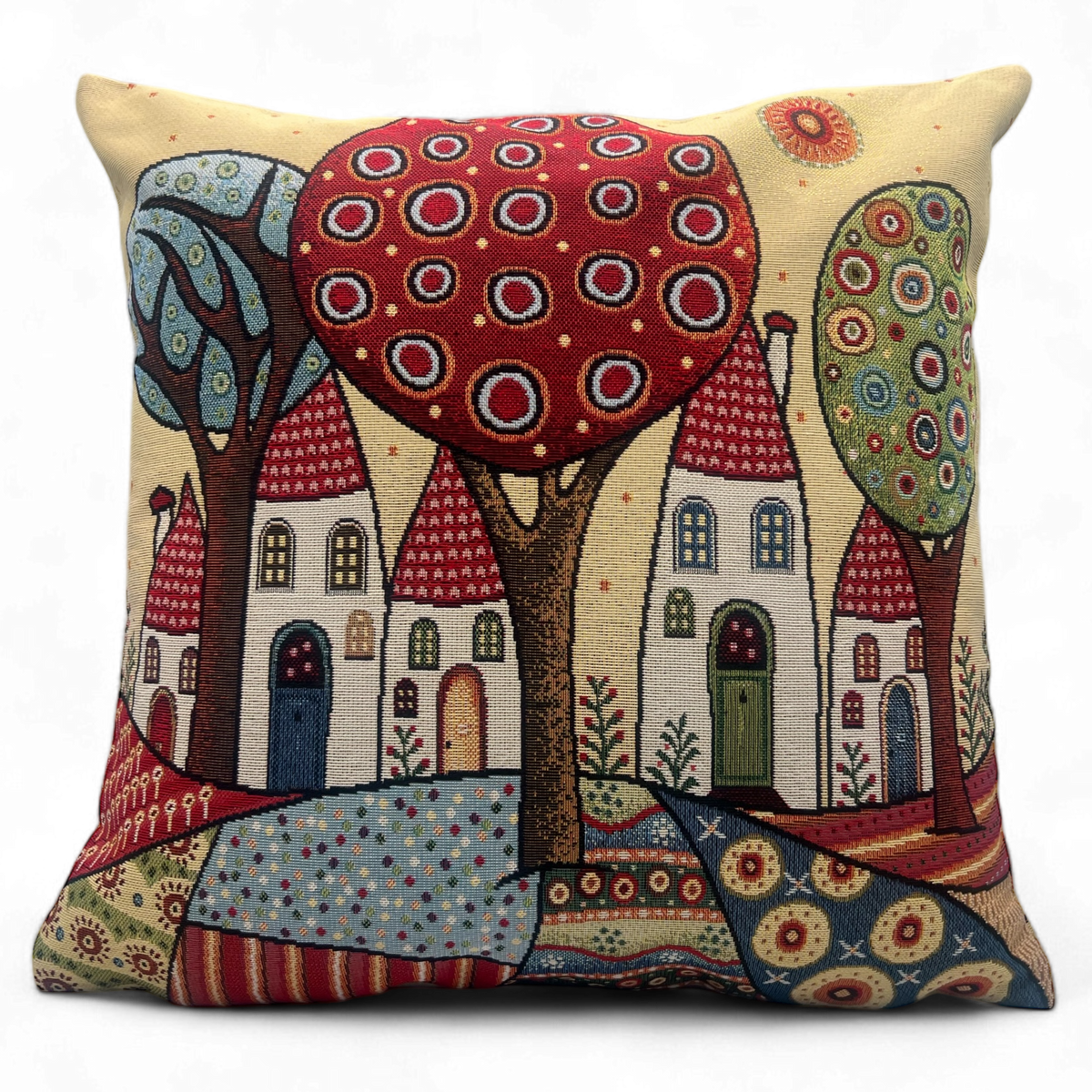 IDRIS Cushion Cover, Gobelin Jacquard, 45x45 cm – hesta